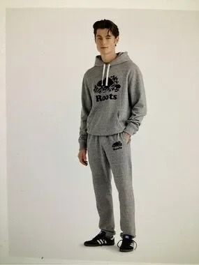 Roots | Pants | Roots Organic Original Mens Salt And Pepper Sweatpants ...